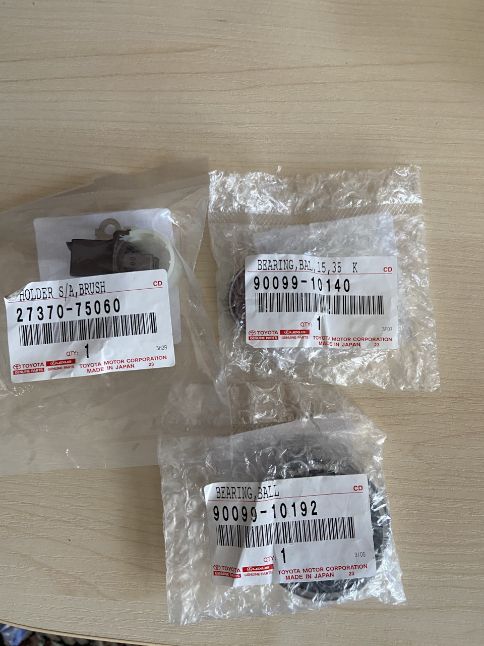 9009910140 Подшипник генератора TOYOTA LEXUS | Запчасти на DRIVE2