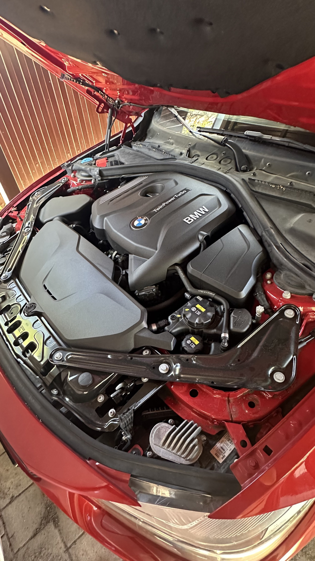 Распорка стоек — BMW 4 series Convertible (F33), 2 л, 2019 года ...