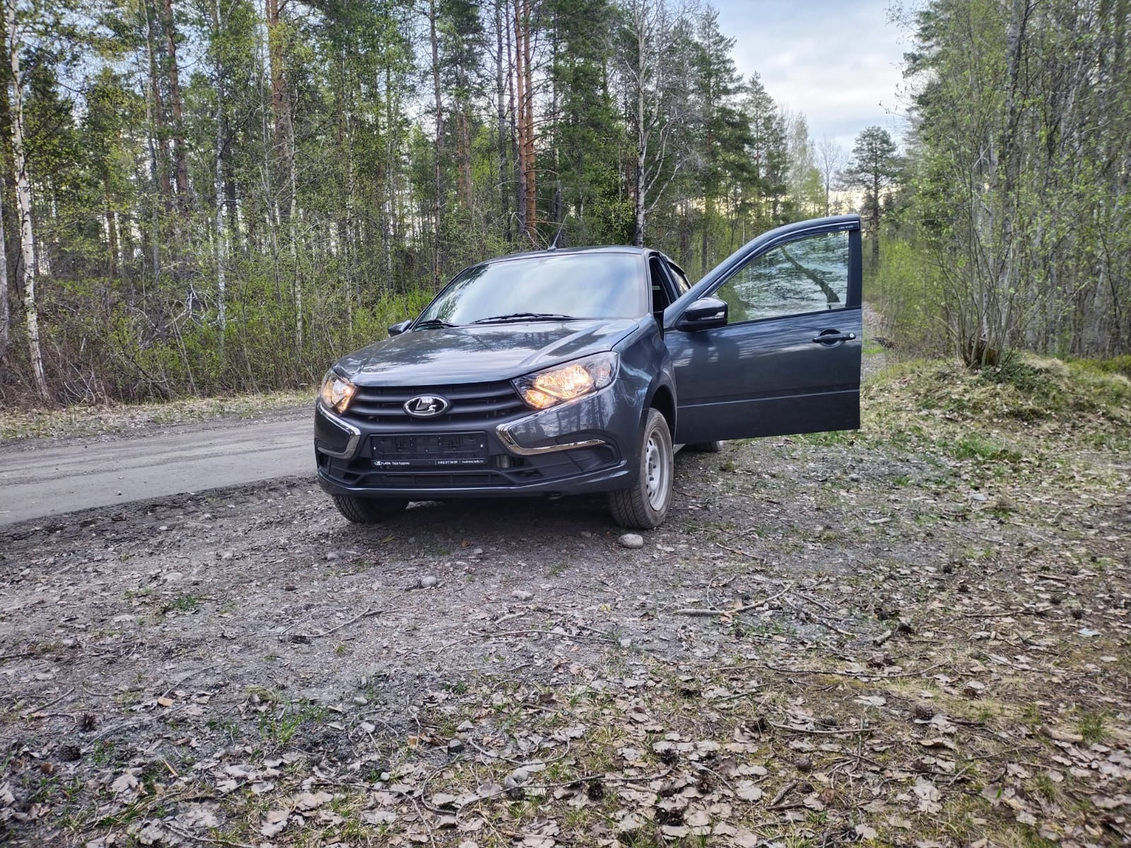 Первая 1000 км — полёт уверенный — Lada Гранта Лифтбек (2G), 1,6 л ...