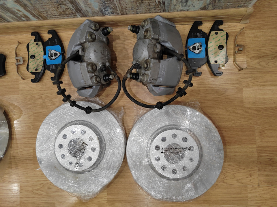 Установка тормозов от audi — Volkswagen Passat B6, 1,4 л, 2009 года ...