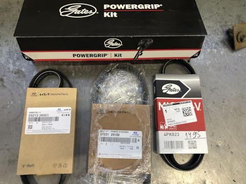 2521226021 ПРИВОДНОЙ РЕМЕНЬ L=90СМ KIA HYUNDAI | Запчасти на DRIVE2