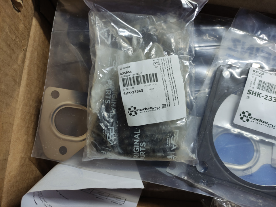 Замена выпускного коллектора, удаление катализатора. — Citroen C4 L, 1 ...