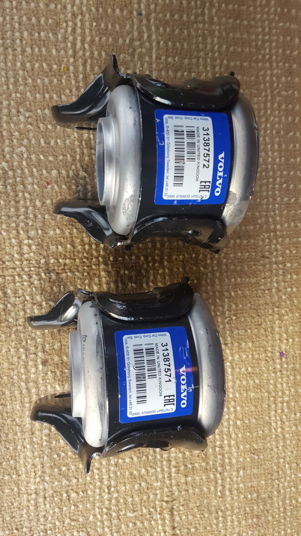 Устранение грохота передней подвески и вибрации ДВС на малых оборотах ...