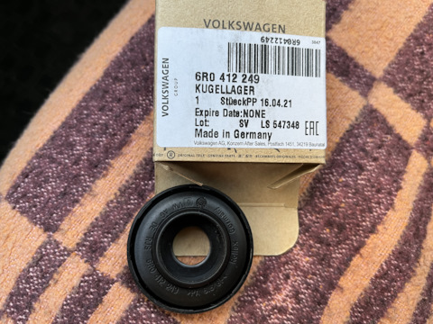 6R0412249 Шарикоподшипник VAG | Запчасти на DRIVE2