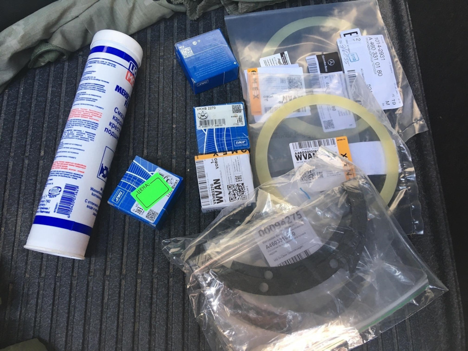 Подшипники шкворней — Mercedes-Benz G-Class (W463 1G), 5,5 л, 2014 года ...