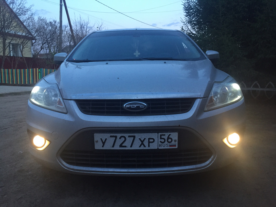 Замена ПТФ. — Ford Focus Sedan II, 2 л, 2009 года | стайлинг | DRIVE2