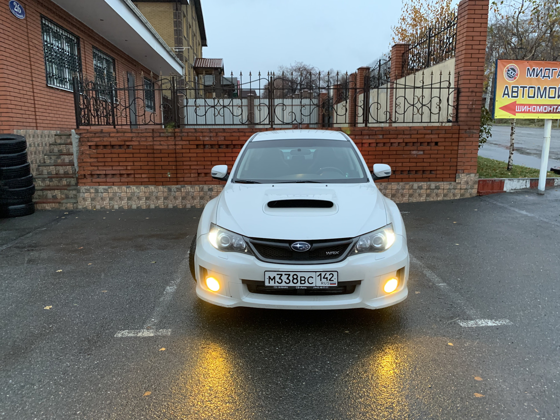 PIAA SOLAR YELLOW — Subaru Impreza WRX (GH/GE/GV/GR), 2,5 л, 2011 года ...