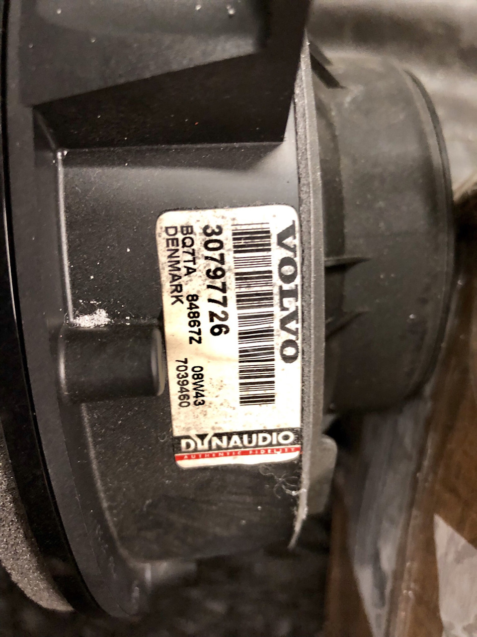 30797726 Динамик DinAudio S-80 задний Volvo | Запчасти на DRIVE2