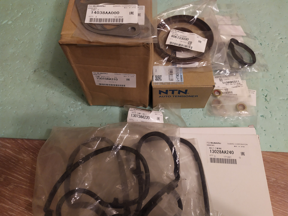 Подготовка запчастей для сборки ДВС — Subaru Forester (SG), 2 л, 2003 ...