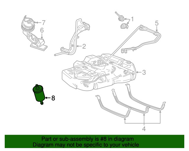 FG986B Фильтр топливный Ford | Запчасти на DRIVE2