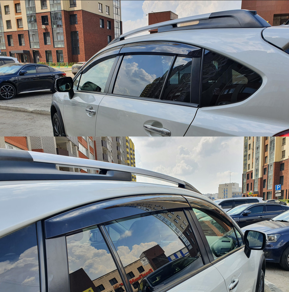 Установка дефлекторов Subaru E3610FJ660 (OEM) — Subaru XV (1G), 2 л ...