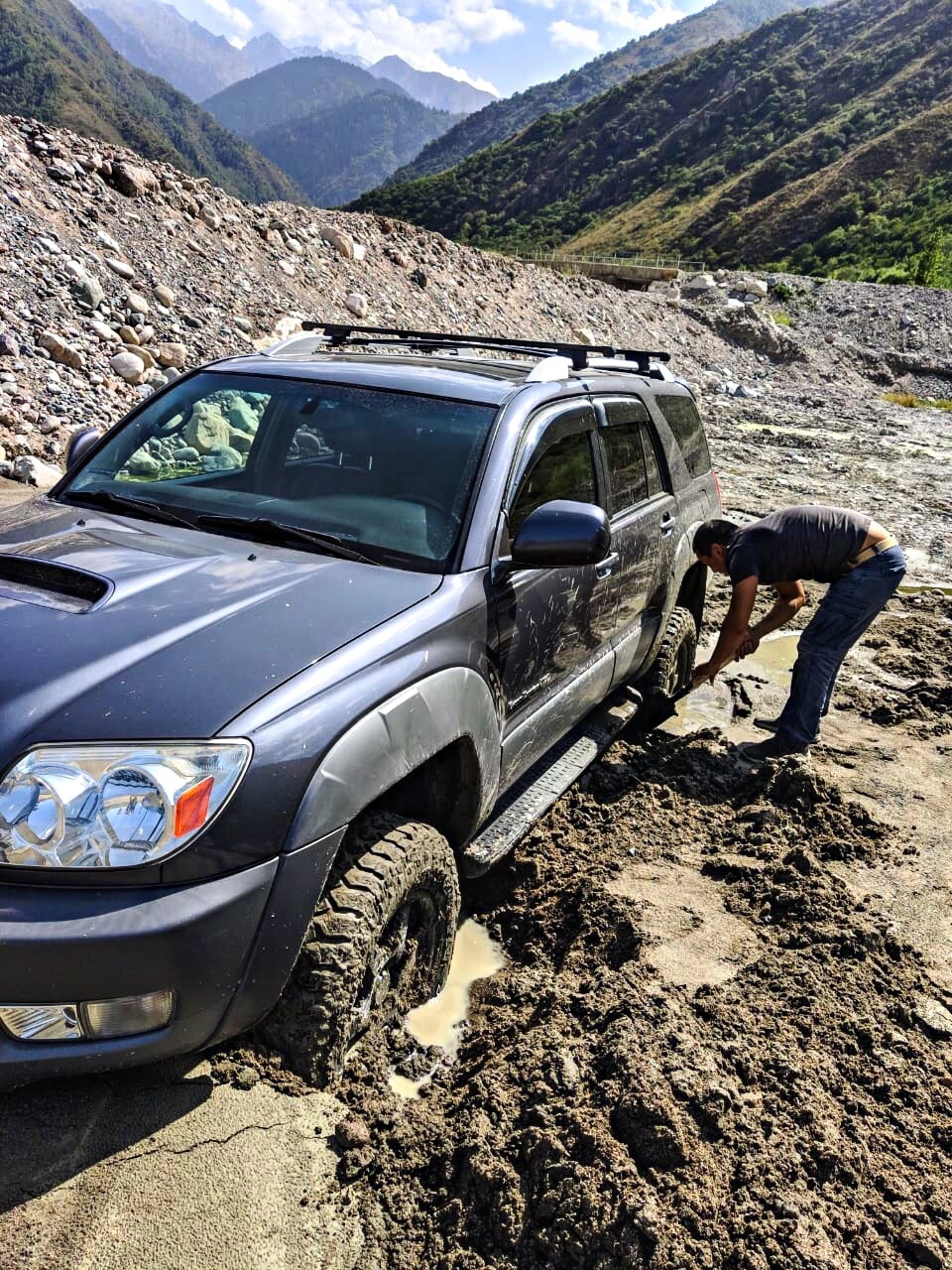 Выходные в разгаре👍 (Tplus где ваше качество?) — Toyota Land Cruiser Prado 90-series, 3 л, 1996 ...