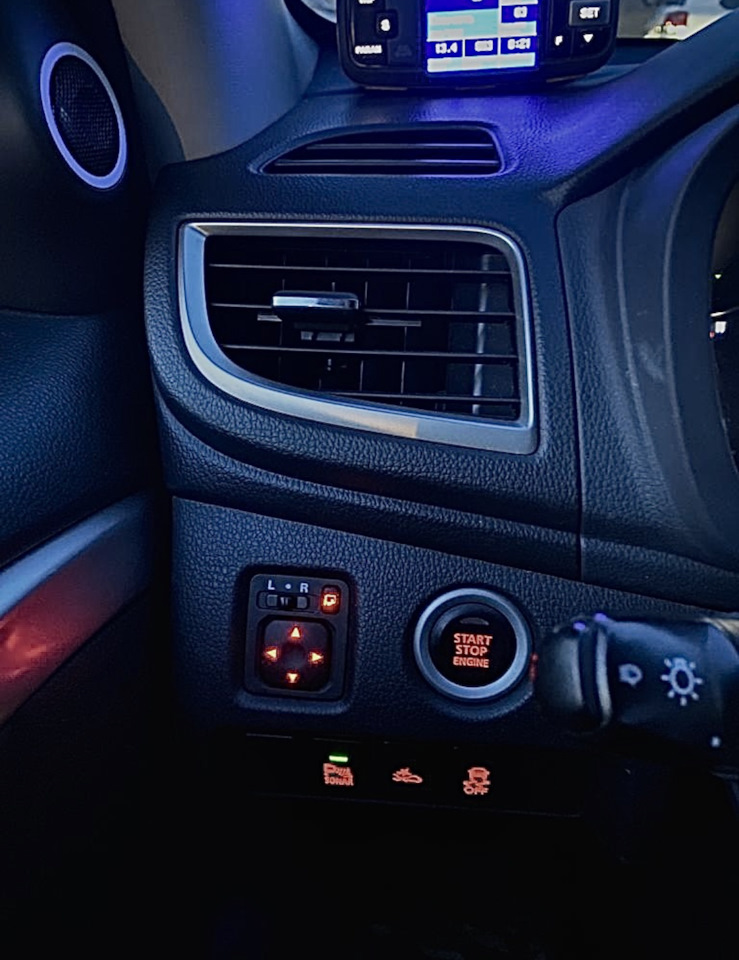 Блок управления зеркалами с полной подсветкой (БУЗ++) на Mitsubishi ...