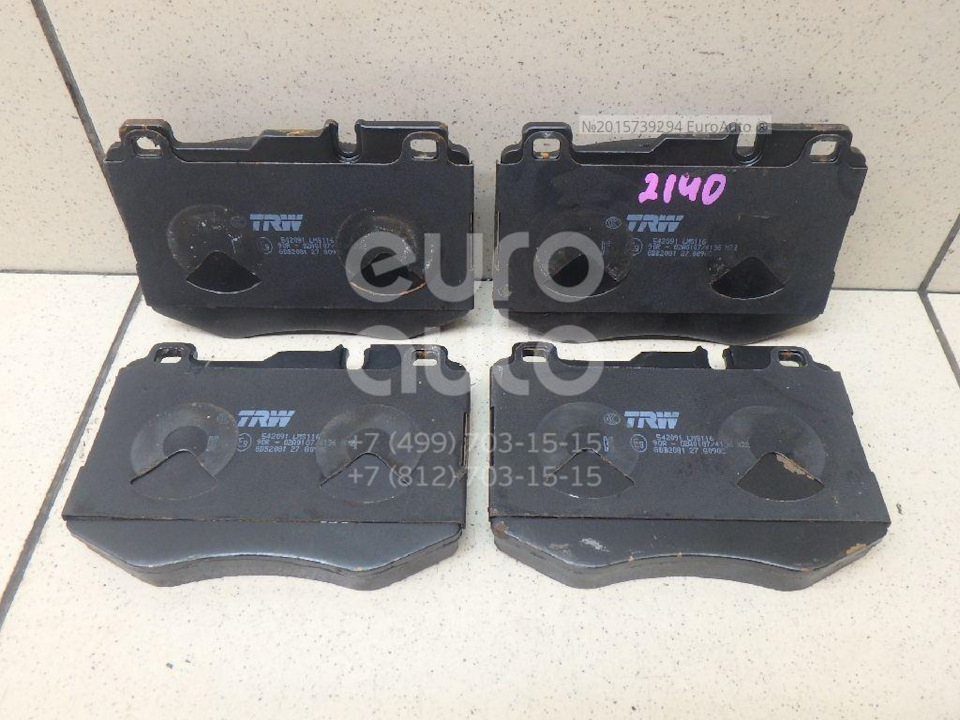 P50120 Колодки тормозные дисковые передние Mercedes-Benz brembo ...