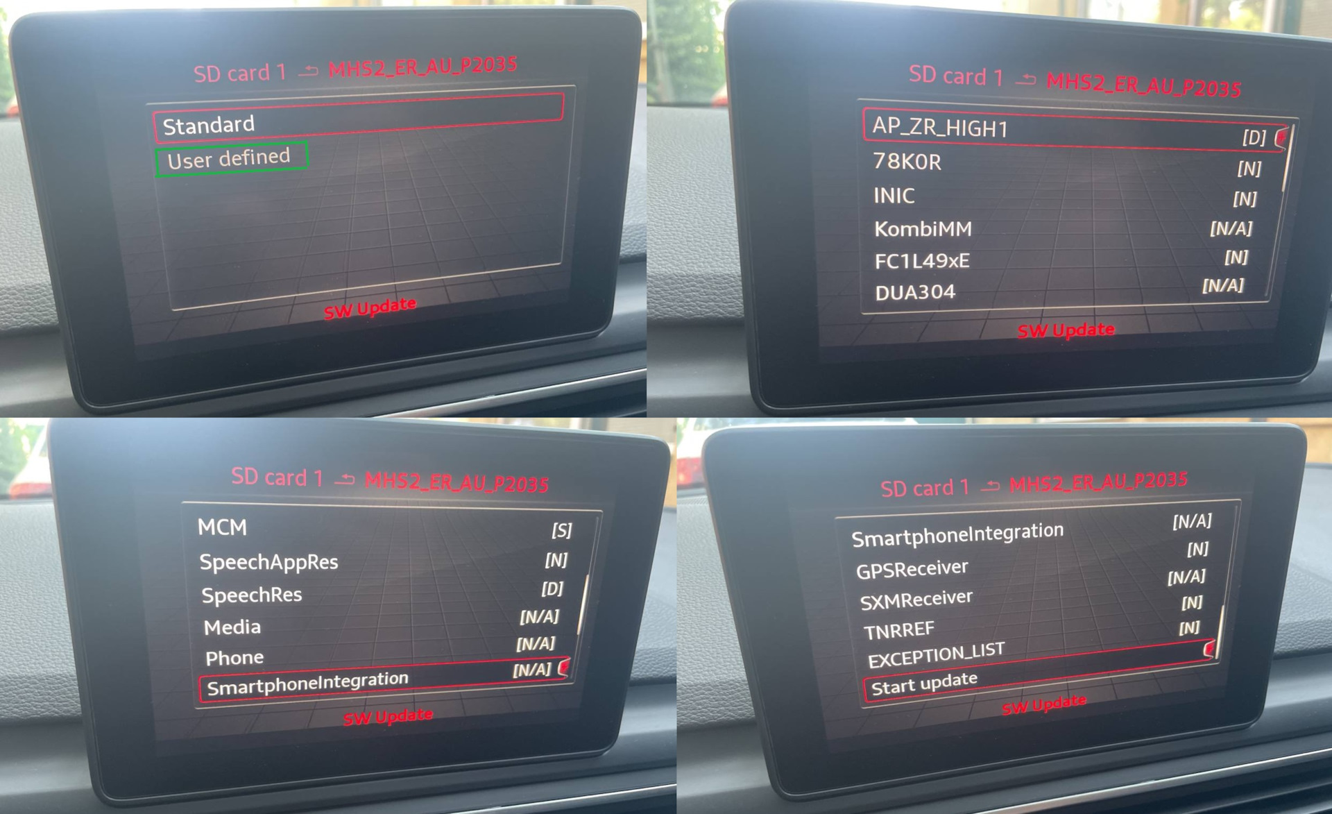 Обновляем и конвертируем американский Audi MMI MHS2_US_AU_P1242 в ...