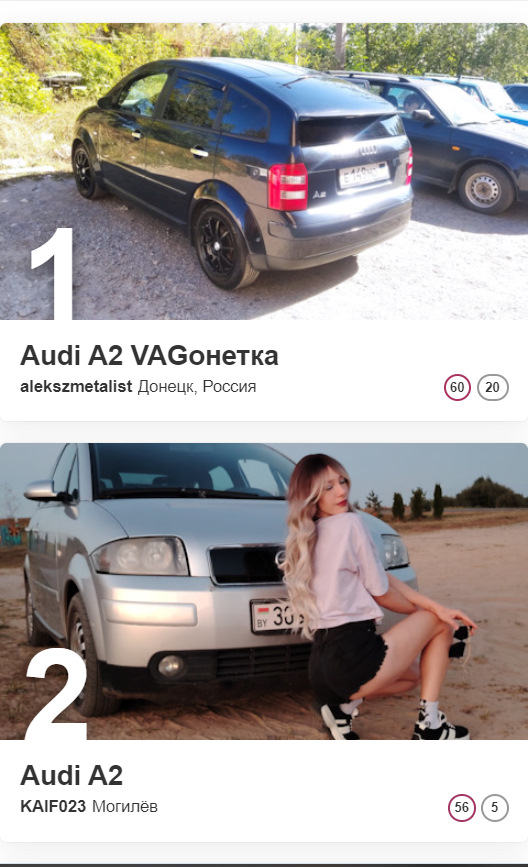 Вторая в топе Ауди А2🥈 — Audi A2, 1,2 л, 2001 года | рейтинг и продвижение | DRIVE2