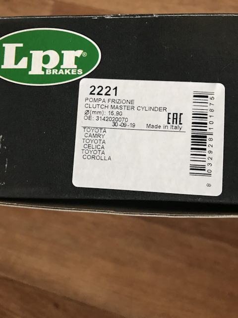 3142020070 Цилиндр сцепления главный TOYOTA LEXUS | Запчасти на DRIVE2