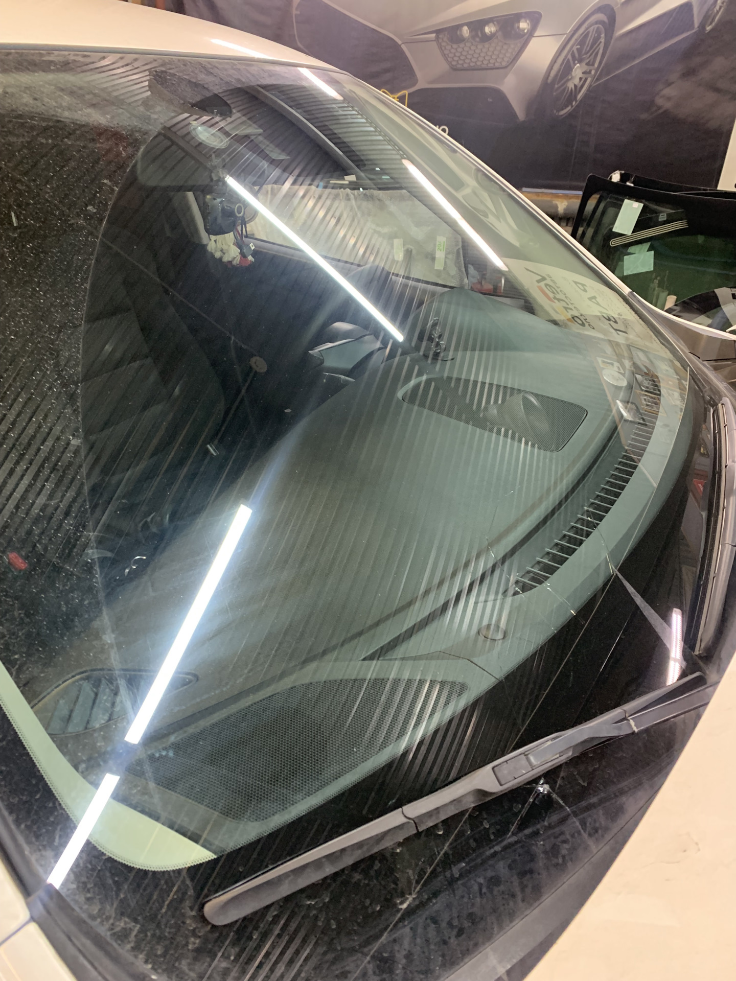 Лобовое стекло Fuyao 2022 — Mazda CX-5 (1G), 2 л, 2014 года | визит на сервис | DRIVE2