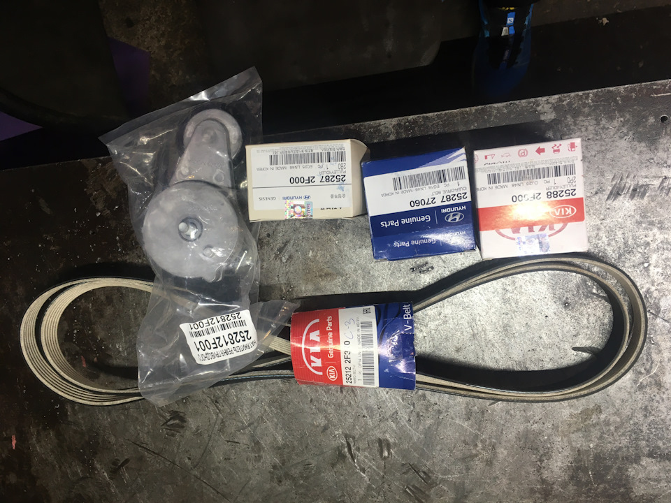 Большое ТО при пробеге 89000 км. — KIA Sorento (3G), 2,2 л, 2016 года ...