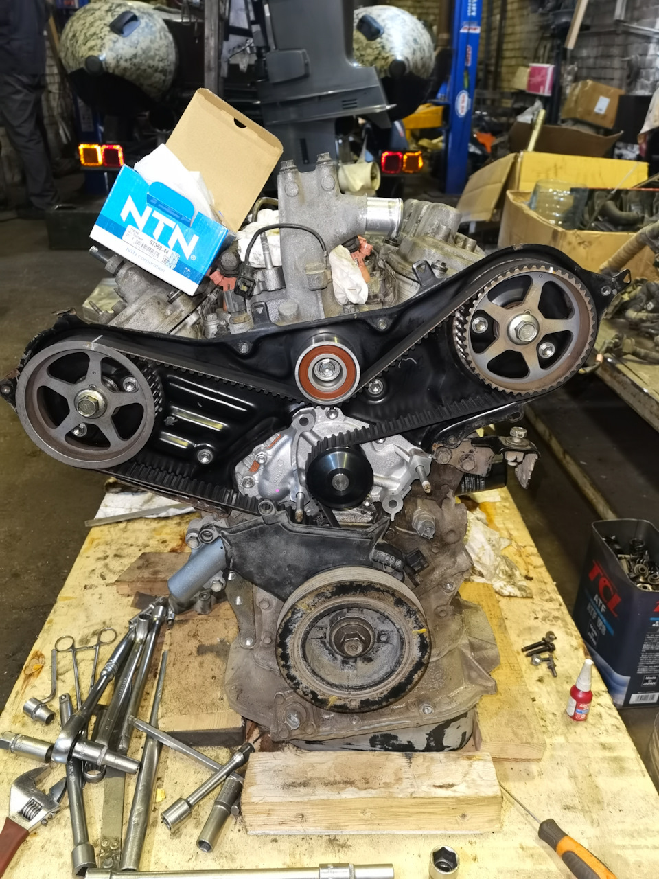 Собрал ещё один двигатель 3mz-fe — Lexus RX 400h (2G), 3,3 л, 2008 года ...