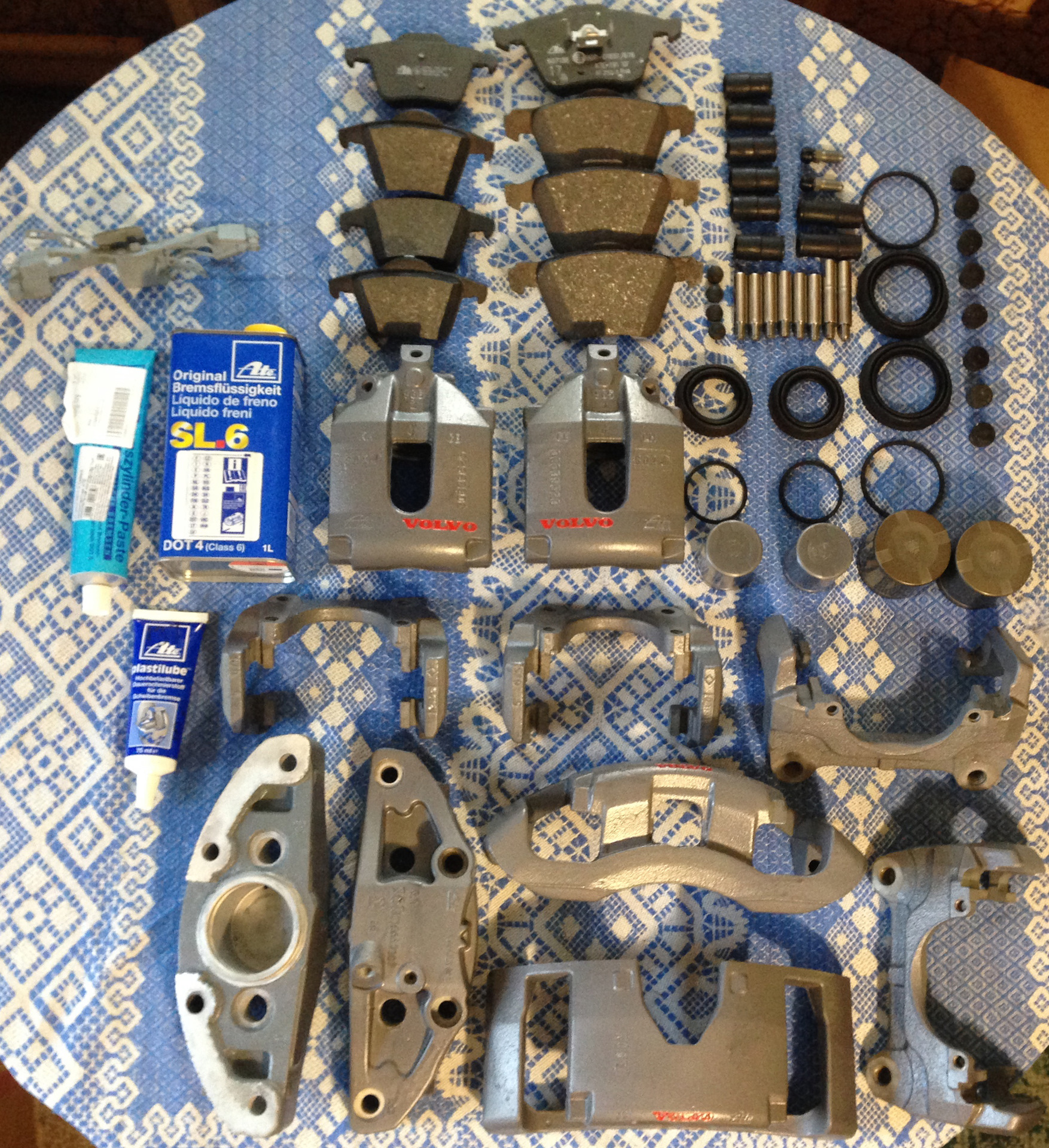 Обслуживание тормозной системы XC90 2009 17,5”(336мм) FNR. Выбор ...