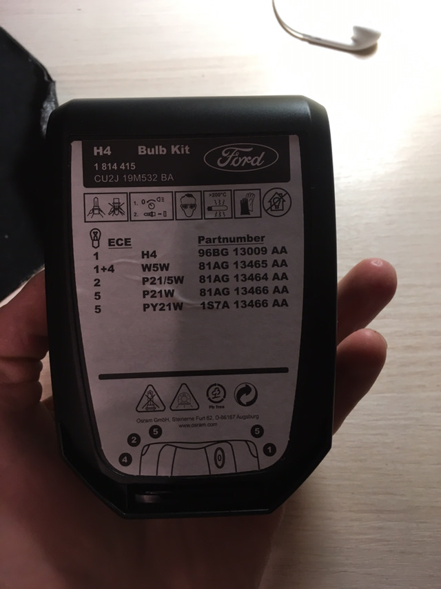 6090983 Лампа Ford | Запчасти на DRIVE2