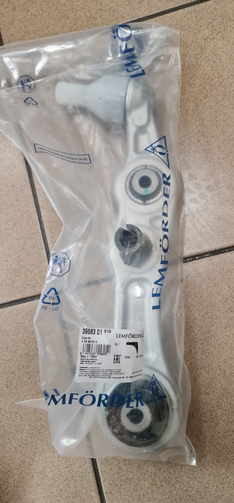 3958301 Рычаг независимой подвески колеса, подвеска колеса LEMFORDER ...