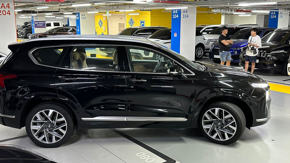 Hyundai Santa Fe (4G) 2.5 бензиновый 2022 | Black calligraphy на DRIVE2