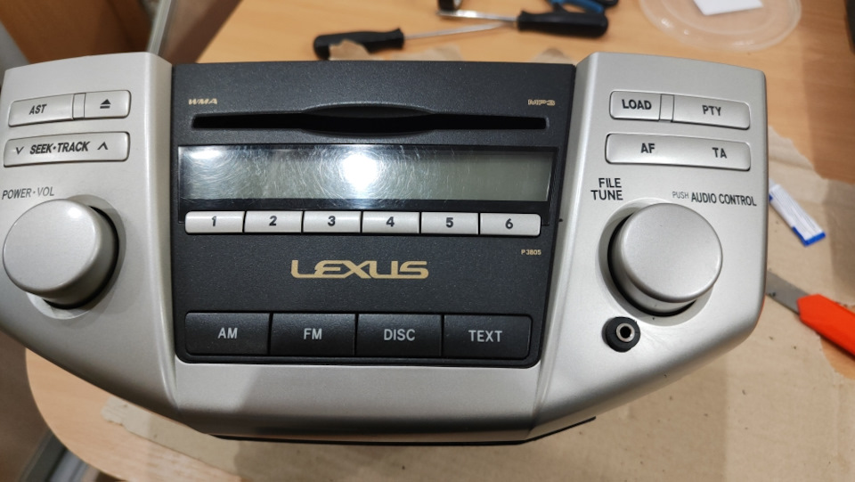 AUX в штатную магнитолу Lexus RX330 — Lexus RX (2G), 3,3 л, 2003 года ...