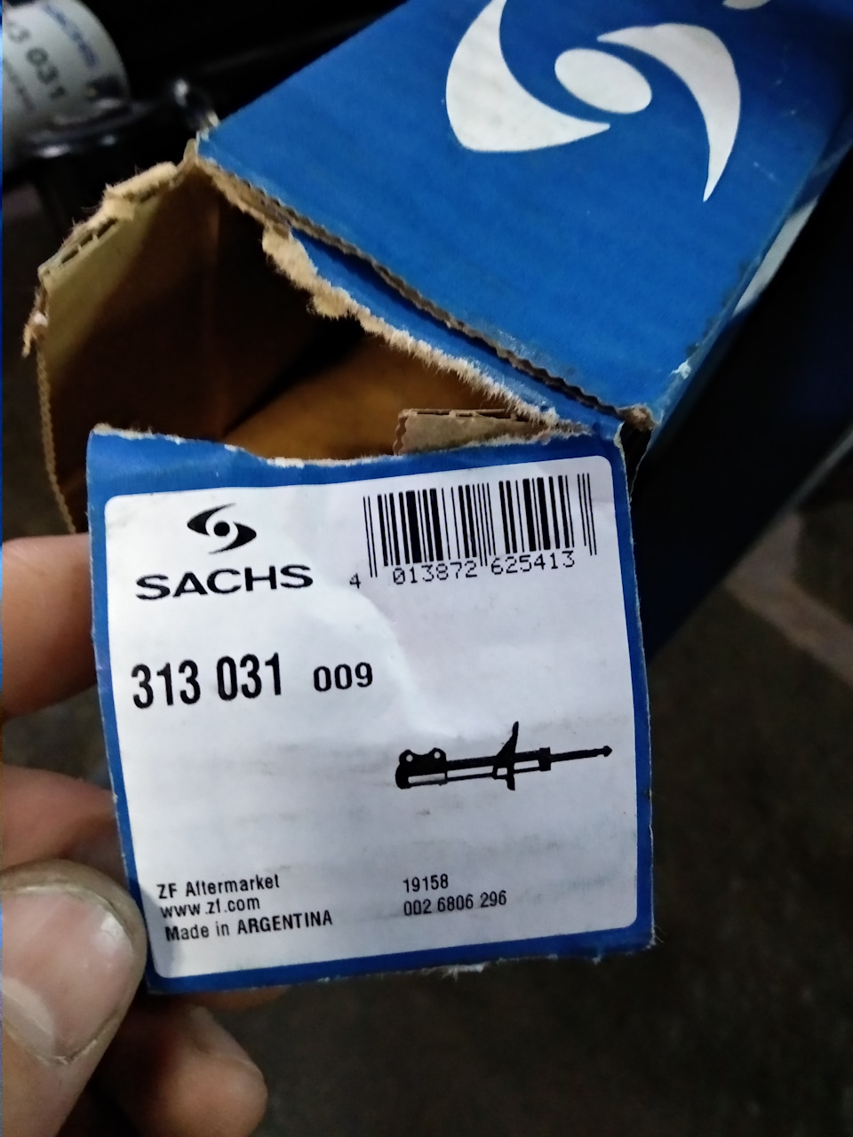 313031 Амортизатор для VW SACHS | Запчасти на DRIVE2