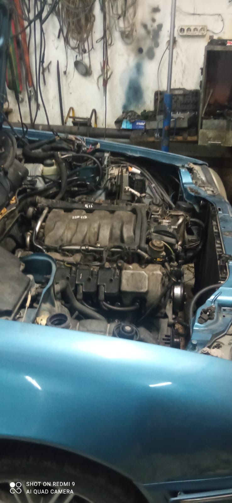 SWAP M112 2.4 —> M113 5.0 ME 2.0 — Mercedes-Benz E-Class (W210), 5 л ...