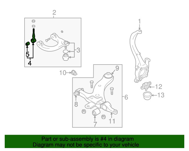 5444038000 Стойка рычага подвески KIA HYUNDAI | Запчасти на DRIVE2