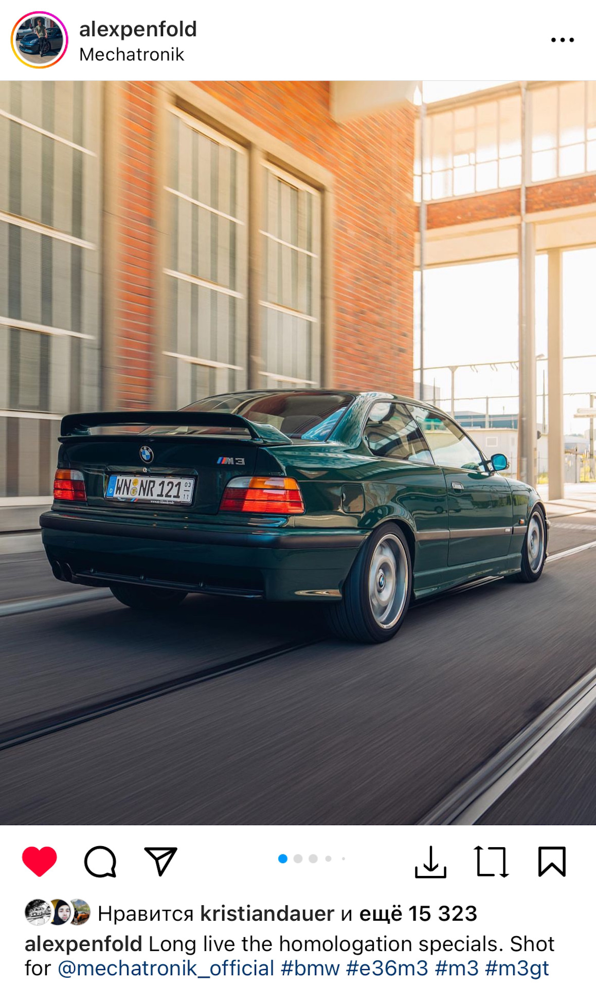 Фото от Alex Penfold — BMW M3 Coupe (E36), 3 л, 1995 года | фотография ...