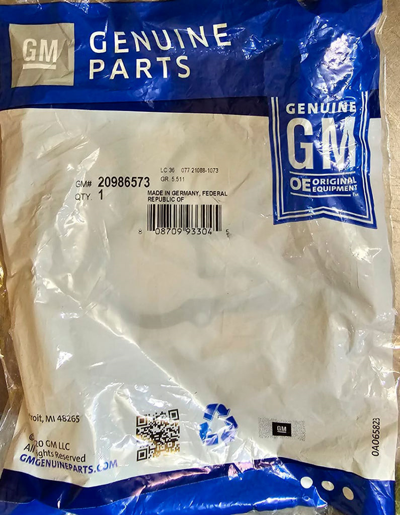 20986573 Масляный фильтр дифференциала GM | Запчасти на DRIVE2