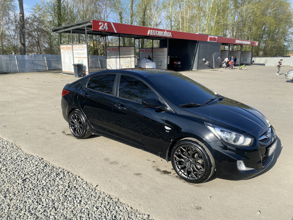 4️⃣ Лето. Колеса. Часть 2. Тонер по ГОСТу — Hyundai Solaris (1G), 1,6 л ...