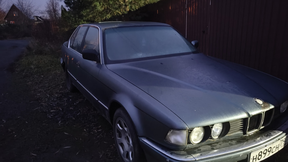 Ура, завелась! — BMW 7 series (E32), 3 л, 1987 года | наблюдение | DRIVE2