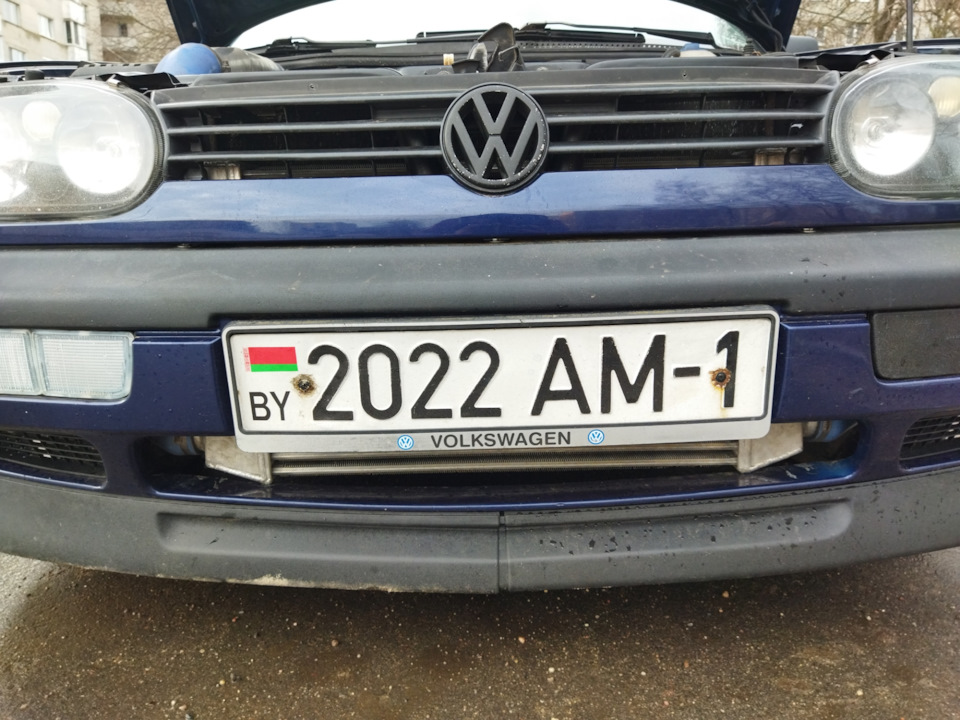 Злой интеркулер — Volkswagen Golf Mk3, 1,9 л, 1996 года | тюнинг | DRIVE2