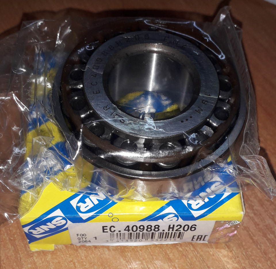 EC40988H206 Подшипник КПП конический NTN-SNR | Запчасти на DRIVE2