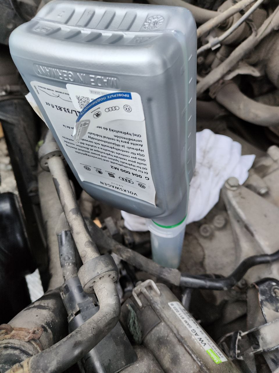 Установка ремкоплекта гидроаккумулятора Kinergo 7.03 без снятия ...