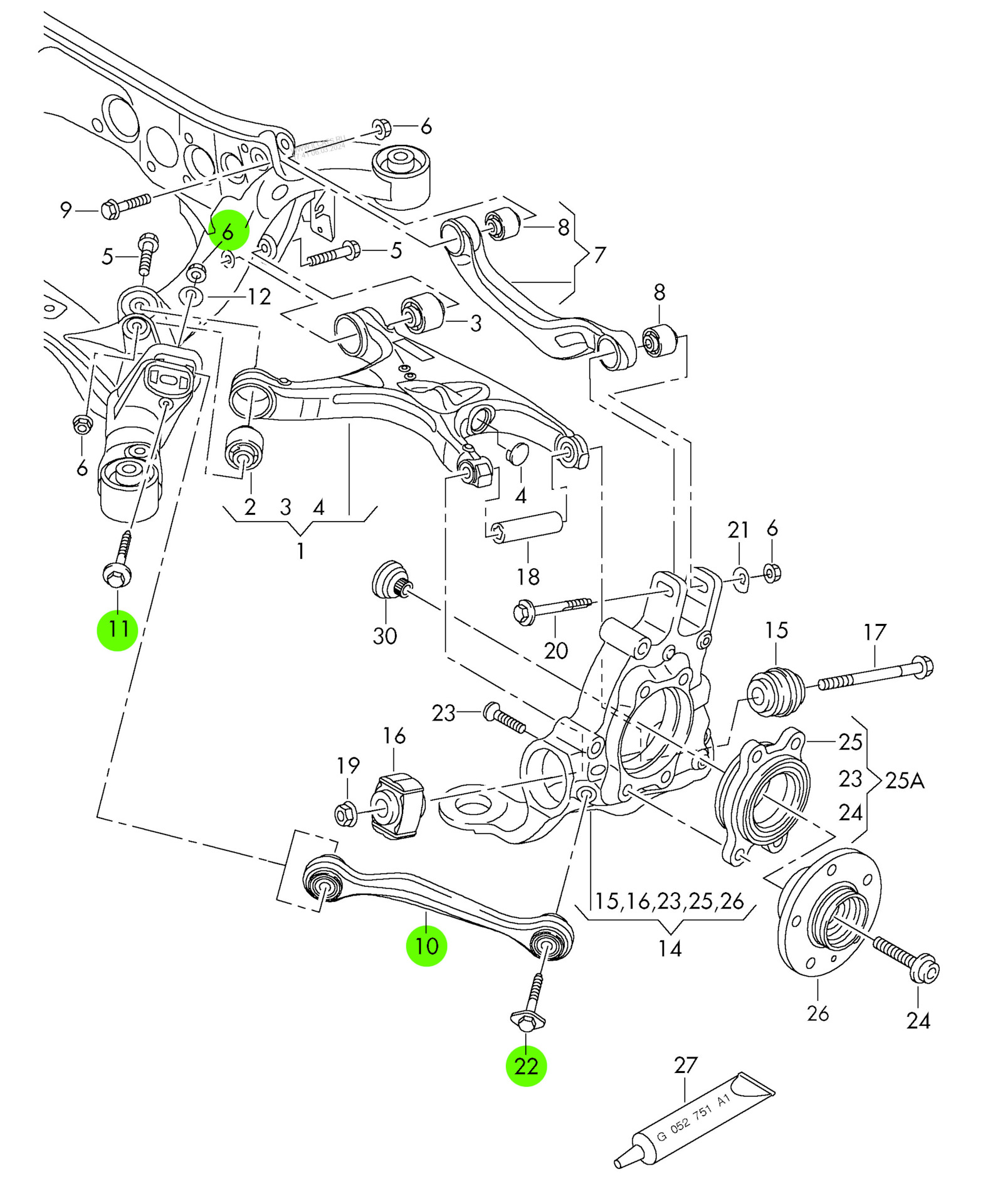 Замена развальных рычагов. Развал сделан! — Audi A6 (C7), 3 л, 2012 ...