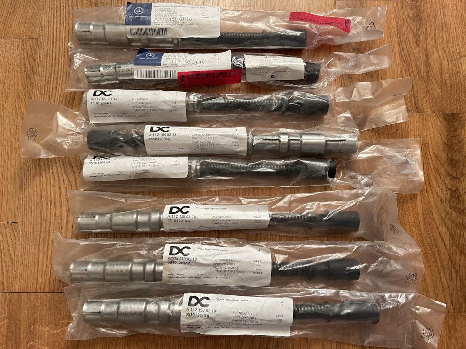 Новые высоковольтные провода оригинал — Mercedes-Benz S-Class (W220), 3 ...