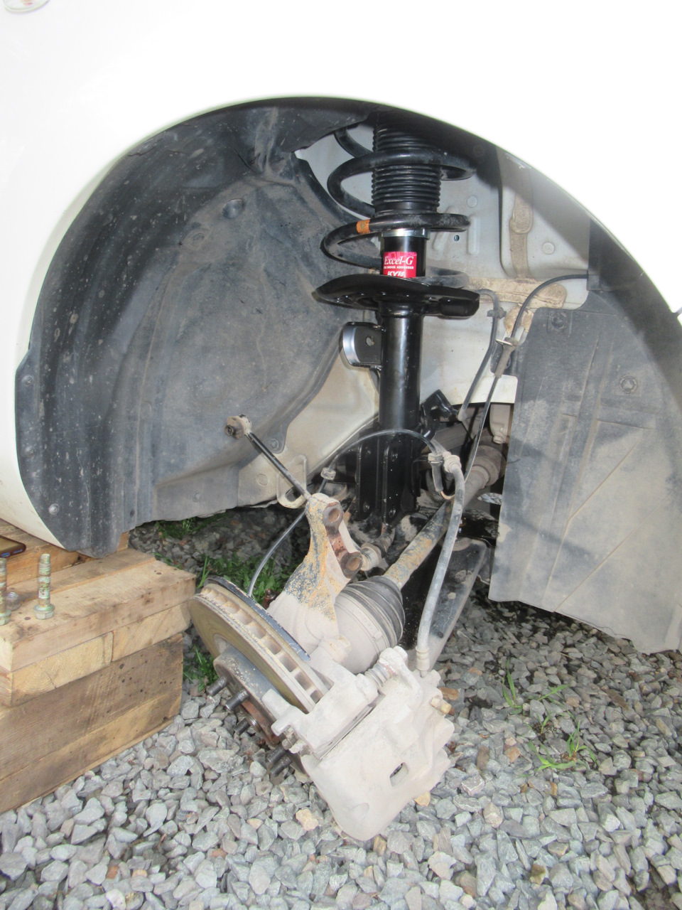 #050 Ремонт передней ходовой: Замена стоек ч.1 (117000 км — 19.06.2022 ...