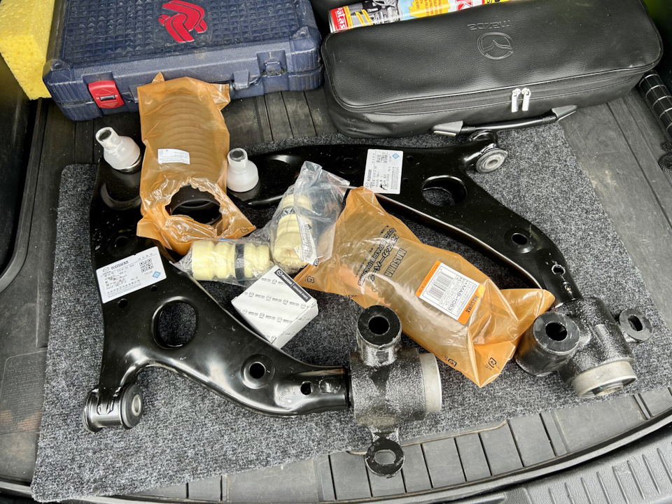 #22 ☆ РЕВИЗИЯ ПЕРЕДНЕЙ ПОДВЕСКИ МАЗДА СХ-5 ☆ — Mazda CX-5 (1G), 2 л ...