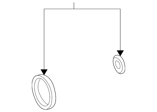 A1639970046 Комплект сальников фланца дифференциала Mercedes | Запчасти ...