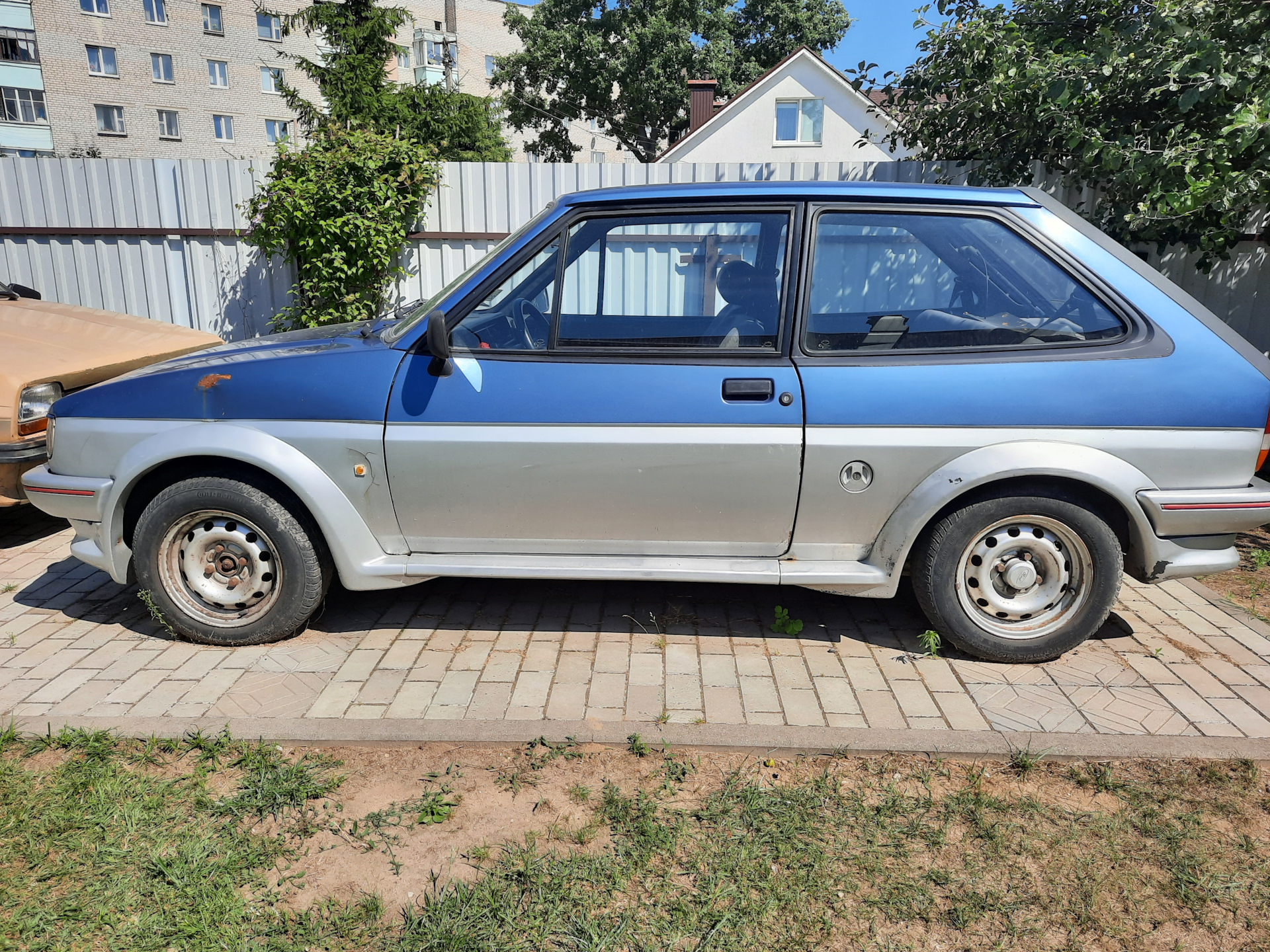 Диски — Ford Fiesta (Mk II), 1,6 л, 1988 года | колёсные диски | DRIVE2
