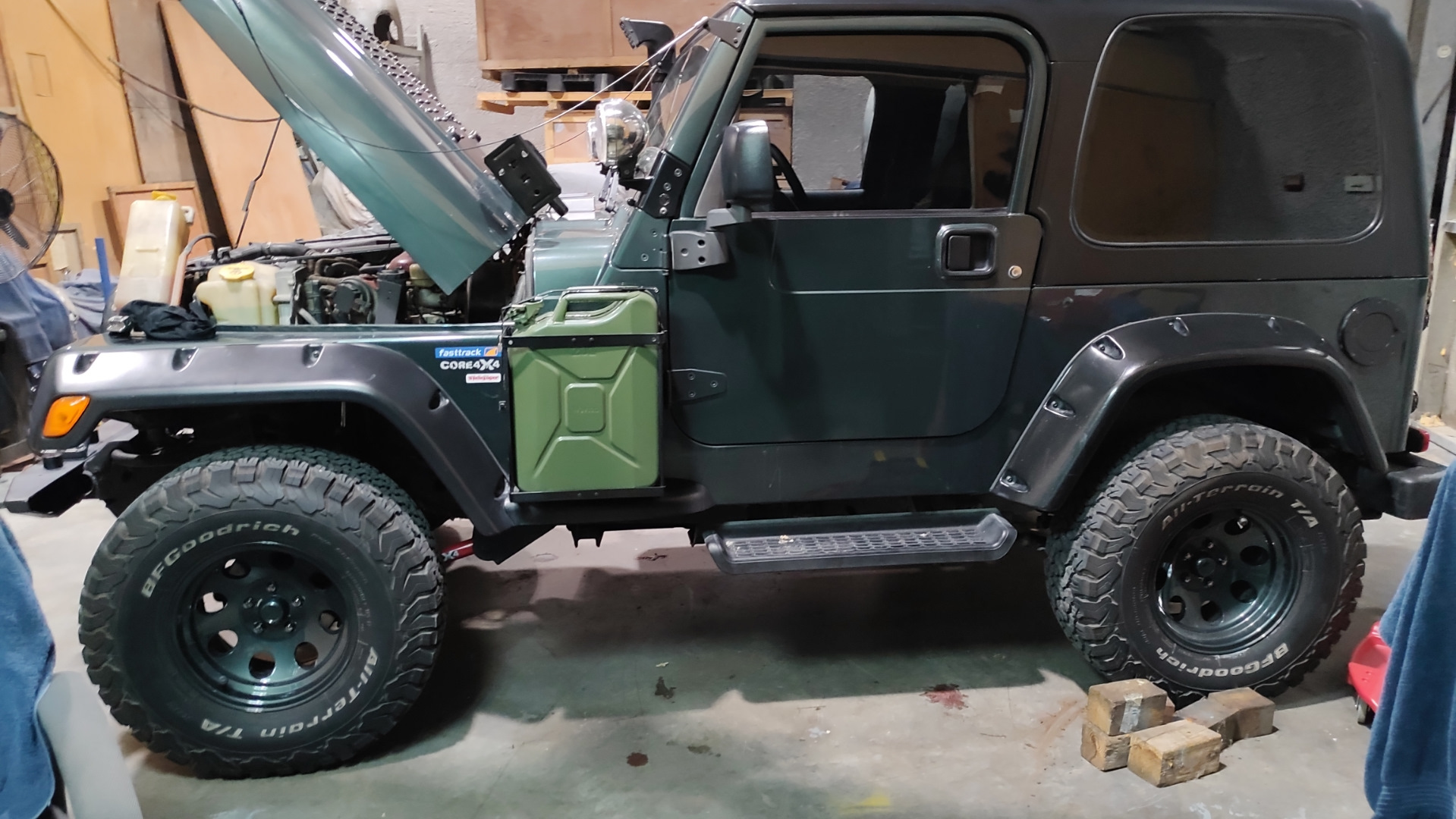 Wrangler TJ body lift 1.25" aluminium — Jeep Wrangler (TJ), 4 л, 2004 ...