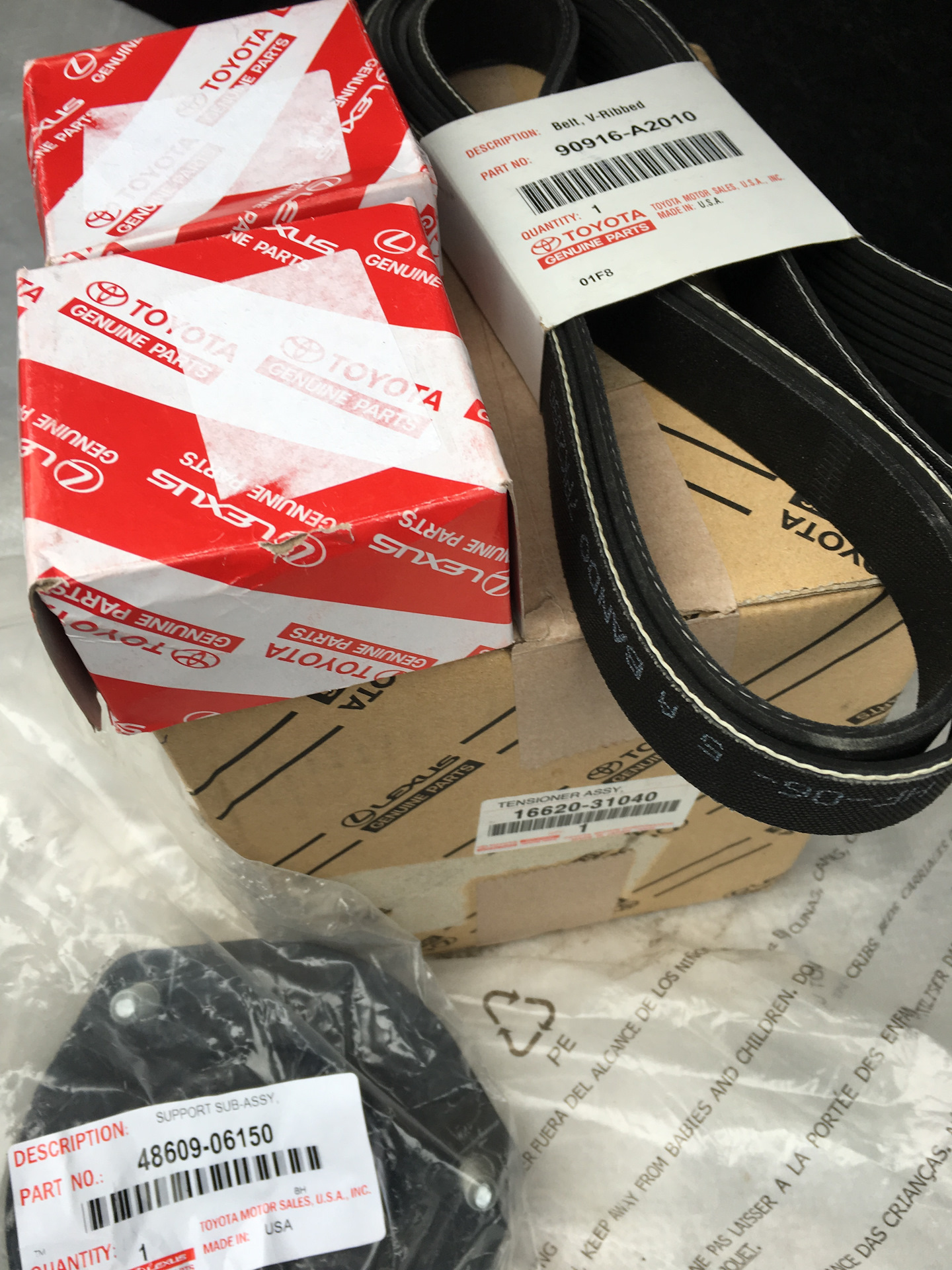 Плановое ТО с заменой — Toyota Aurion, 3,5 л, 2007 года | визит на ...