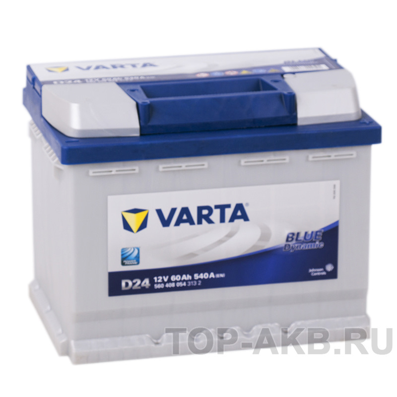 Аккумулятор Varta Blue Dynamic D24 60 Ач обратная полярность 540A ...