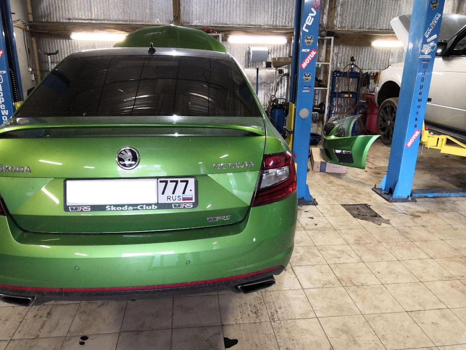 Мойка радиаторов — Skoda Octavia Rs A7 Mk3 2 л 2014 года мойка Drive2