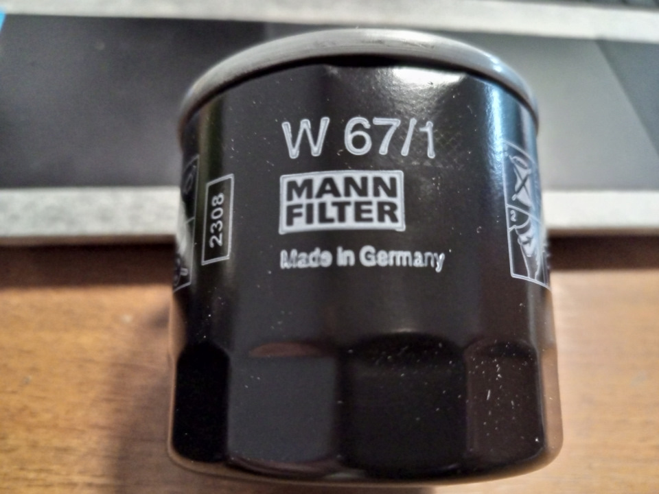Фильтр масляный MANN W67/1 — DRIVE2